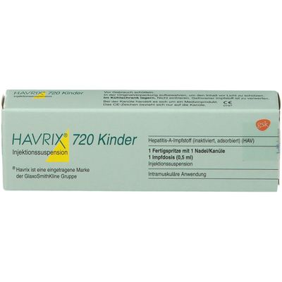 Havrix 720 Kinder 0,5 ml mit dem E-Rezept kaufen - Shop Apotheke