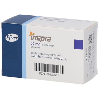 Inspra 50 mg 100 St mit dem E-Rezept kaufen - Shop Apotheke
