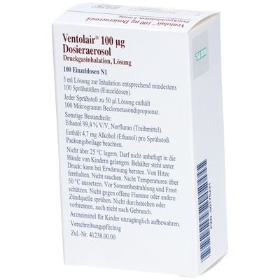 Ventolair® 100 µg 1 St mit dem E-Rezept kaufen - Shop Apotheke