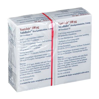 Ventolair® 100 µg 2 St mit dem E-Rezept kaufen - Shop Apotheke