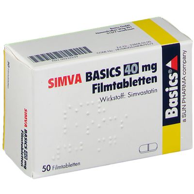 SIMVA BASICS 40 mg 50 St mit dem E-Rezept kaufen - Shop Apotheke