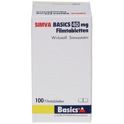 SIMVA BASICS 40 mg 100 St mit dem E-Rezept kaufen - Shop Apotheke