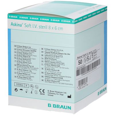 Askina® Soft I.V. steril Wundverband 8 x 6 cm 50 St - Shop Apotheke