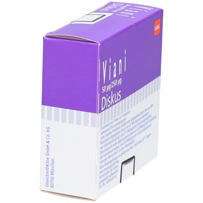 Viani® 50 ug/250 ug Diskus® 60 St mit dem E-Rezept kaufen - Shop Apotheke