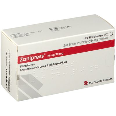 Zanipress® 10 mg/10 mg 100 St mit dem E-Rezept kaufen - Shop Apotheke