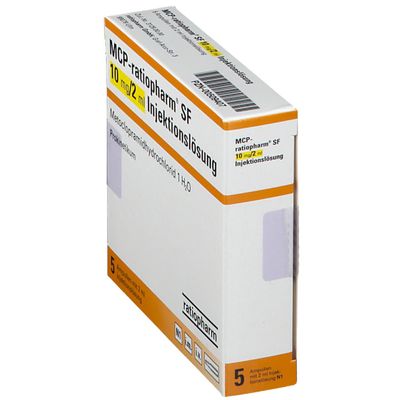 MCP-ratiopharm® SF 10 mg/2 ml 5 St mit dem E-Rezept kaufen - Shop Apotheke