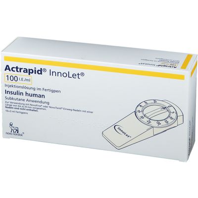Actrapid® InnoLet® 100 I.E./ml 10x3 ml mit dem E-Rezept kaufen - Shop ...
