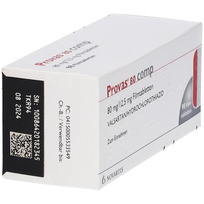 Provas® 80 comp 80 mg/12,5 mg 98 St mit dem E-Rezept kaufen - Shop Apotheke