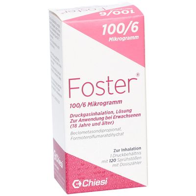 FOSTER® 100/6 µg 1 St mit dem E-Rezept kaufen - Shop Apotheke