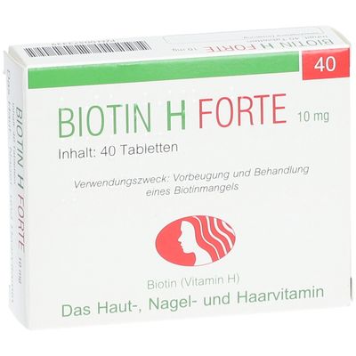 BIOTIN H forte 10mg Tabletten 40 St - Shop Apotheke