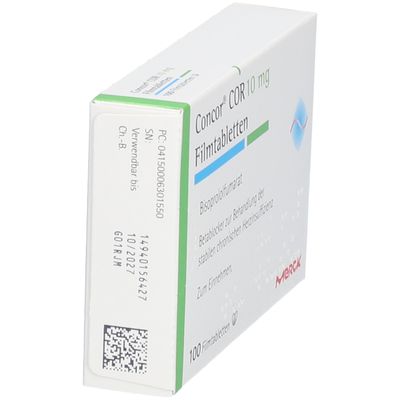 Concor® COR 10 mg 100 St mit dem E-Rezept kaufen - Shop Apotheke