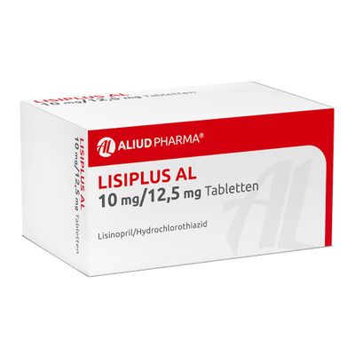 Lisiplus AL 10 mg/12,5 mg 100 St mit dem E-Rezept kaufen - Shop Apotheke