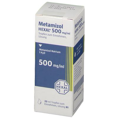 Metamizol HEXAL® 500 mg/ml 20 ml mit dem E-Rezept kaufen - Shop Apotheke