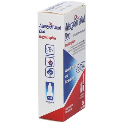 Allergodil® akut Duo: Allergie Kombipack mit Nasenspray (10 ml) und ...