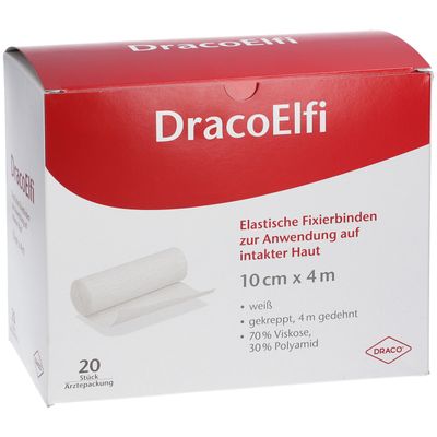 DracoElfi elatische Fixierbinde 10 cm x 4 m gekreppt 20 St - Shop Apotheke