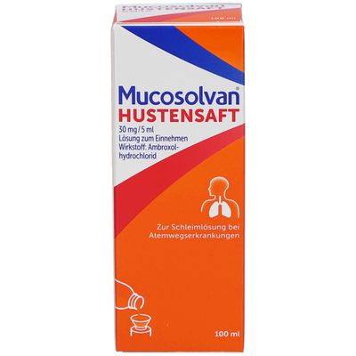 MUCOSOLVAN Hustensaft, Schleimlöser bei Husten, Hustenlöser - Jetzt 10% ...