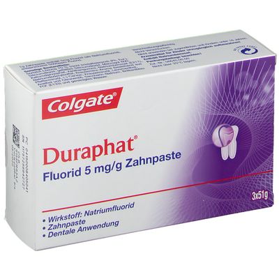 Colgate Duraphat Fluorid 5 mg/g Zahnpaste 3x51 g mit dem E-Rezept ...