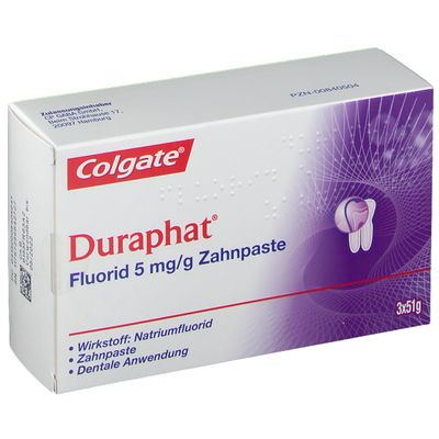 Colgate Duraphat Fluorid 5 mg/g Zahnpaste 3x51 g mit dem E-Rezept ...