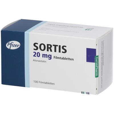 Sortis 20 mg 100 St mit dem E-Rezept kaufen - Shop Apotheke