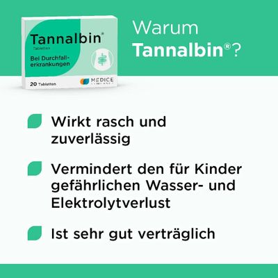 Tannalbin bei Durchfallerkrankungen 20 St - Shop Apotheke