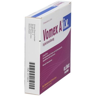 Vomex A® i.v. 62 mg/10 ml 3x10 ml mit dem E-Rezept kaufen - Shop Apotheke