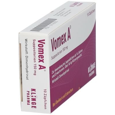Vomex A® 150 mg 10 St - Shop Apotheke