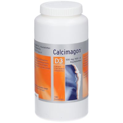 Calcimagon®-D3 500 mg/ 400 I.E. Kautabletten 180 St - Shop Apotheke