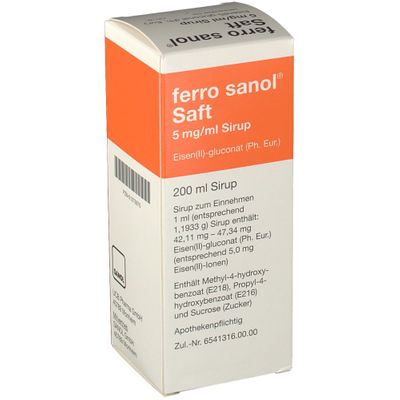 Ferro Sanol Saft 200 ml - Shop Apotheke