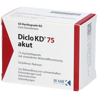 Diclo KD® 75 akut 50 St mit dem E-Rezept kaufen - Shop Apotheke