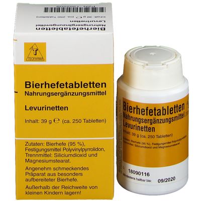 Bierhefe Tabletten Levurinetten 250 St - Shop Apotheke