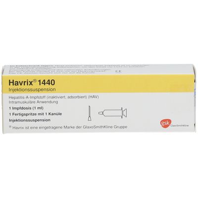 Havrix 1440 Impfdosis 1 St mit dem E-Rezept kaufen - Shop Apotheke