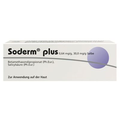 Soderm® Plus 0,64 mg/g + 30 mg/g 50 g mit dem E-Rezept kaufen - Shop ...