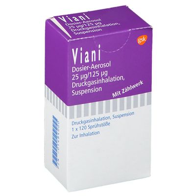 Viani® 25 µg/125 µg 120 St mit dem E-Rezept kaufen - Shop Apotheke