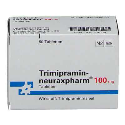 Trimipramin-neuraxpharm® 100 mg 50 St mit dem E-Rezept kaufen - Shop ...