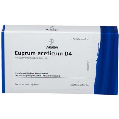 Cuprum Aceticum D4 Ampullen 8x1 ml - Shop Apotheke