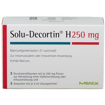 Solu-Decortin® H 250 mg 3 St mit dem E-Rezept kaufen - Shop Apotheke