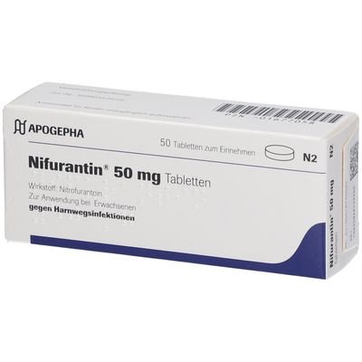 Nifurantin® 50 mg 50 St mit dem E-Rezept kaufen - Shop Apotheke
