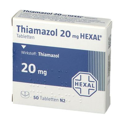 Thiamazol 20 mg HEXAL® 50 St mit dem E-Rezept kaufen - Shop Apotheke