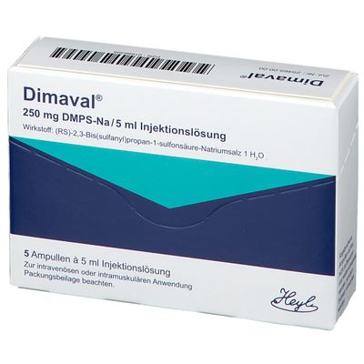 Dimaval® 250 mg DMPS-Na/5 ml 5x5 ml mit dem E-Rezept kaufen - Shop Apotheke