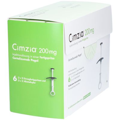 Cimzia® 200 mg 3x2 St mit dem E-Rezept kaufen - Shop Apotheke