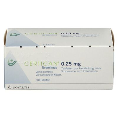 CERTICAN® 0,25 mg 100 St mit dem E-Rezept kaufen - Shop Apotheke