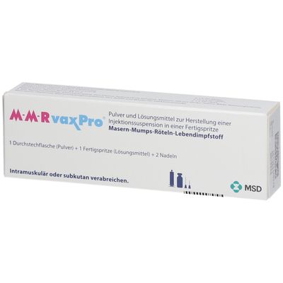 M-M-R vaxPRO® 0,5 ml mit dem E-Rezept kaufen - Shop Apotheke