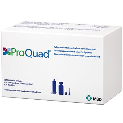 ProQuad® 10x0,5 ml mit dem E-Rezept kaufen - Shop Apotheke