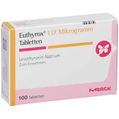 Euthyrox® 137 µg 100 St mit dem E-Rezept kaufen - Shop Apotheke
