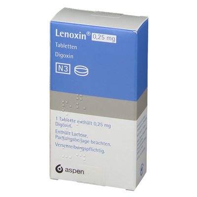 Lenoxin® 0,25 mg 100 St mit dem E-Rezept kaufen - Shop Apotheke
