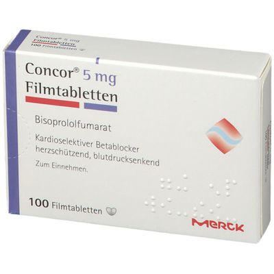 Concor® 5 mg 100 St mit dem E-Rezept kaufen - Shop Apotheke