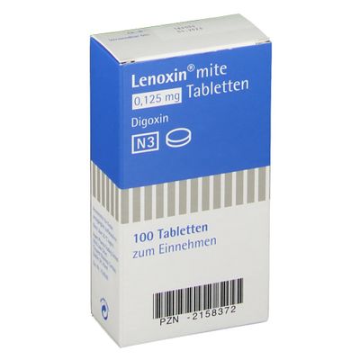 Lenoxin® mite 0,125 mg 100 St mit dem E-Rezept kaufen - Shop Apotheke