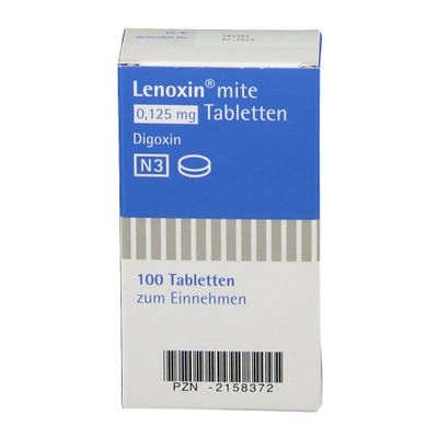 Lenoxin® mite 0,125 mg 100 St mit dem E-Rezept kaufen - Shop Apotheke