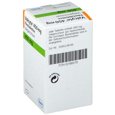Valcyte® 450 mg 60 St mit dem E-Rezept kaufen - Shop Apotheke