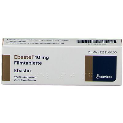Ebastel® 10 mg 20 St mit dem E-Rezept kaufen - Shop Apotheke